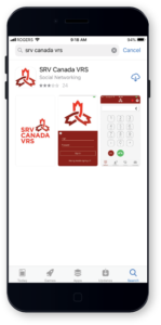 Install App - SRV Canada VRS