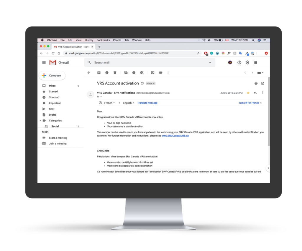 Register - SRV Canada VRS